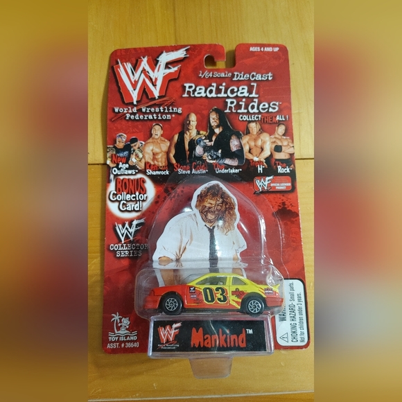 WWE | Toys | 998 Wwf Radical Rides Mankind Sealed | Poshmark